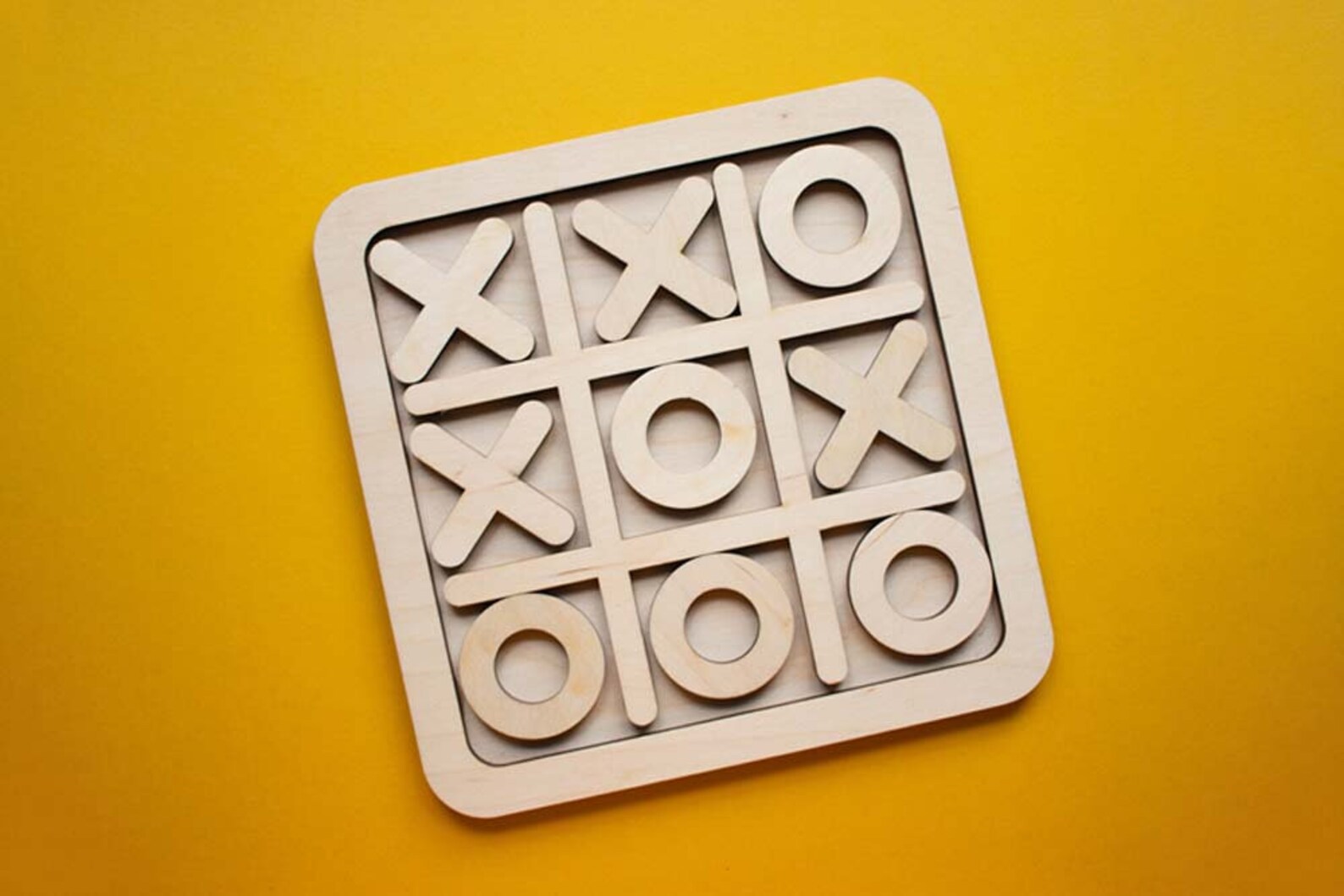 Tic Tac Toe Laser File, Tic Tac Toe Svg Laser Cut File, Lasercut Wooden ...