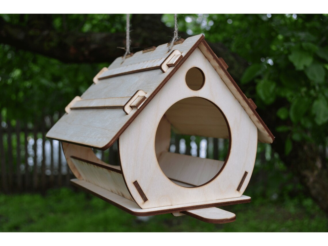Bird Feeder Svg, Laser Cut Bird Feeder File, Laser Cut Bird House Laser ...