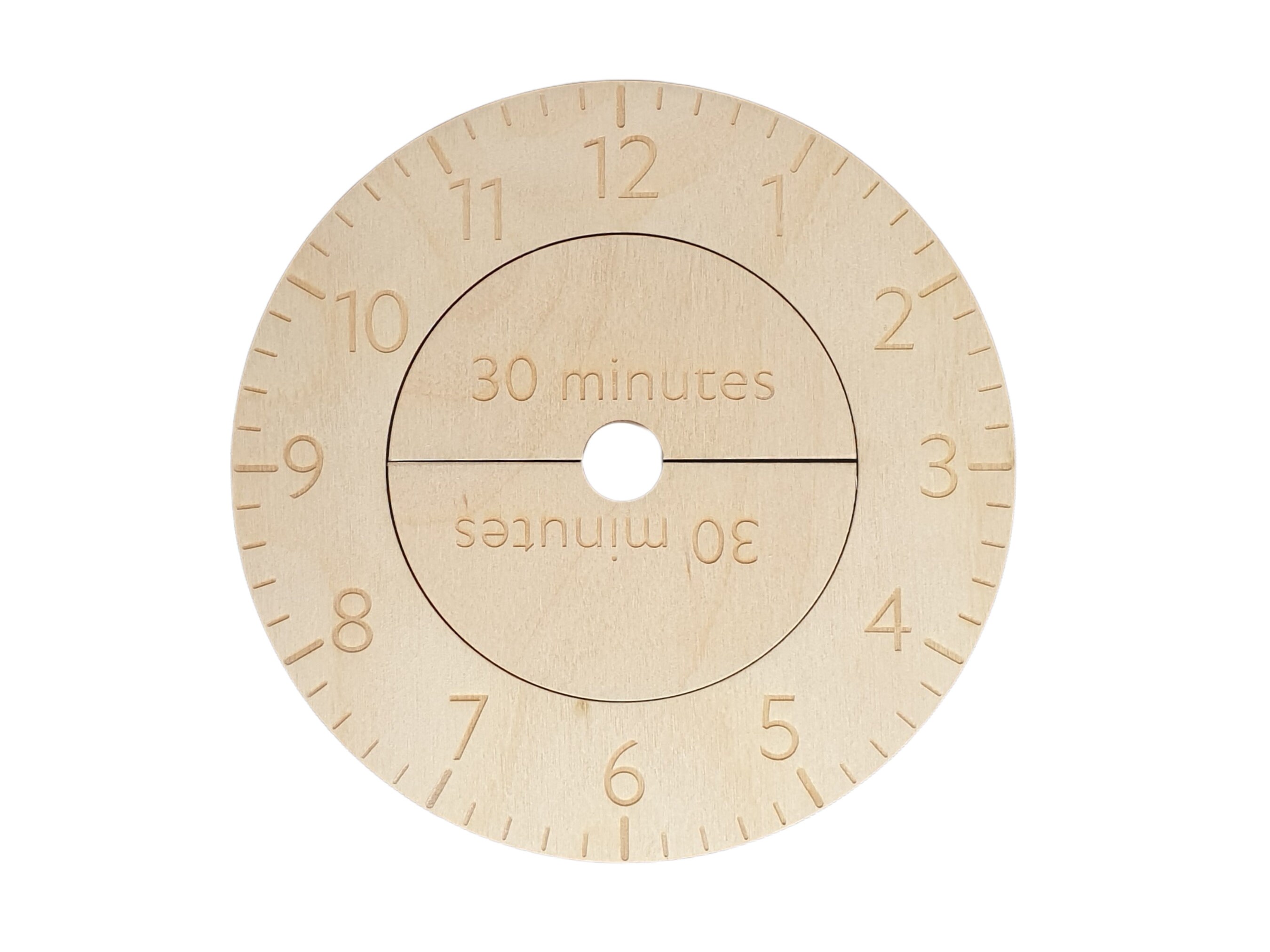 Wooden Learning Clock for Kids, Laser Cut Toy Files, Laser File ...