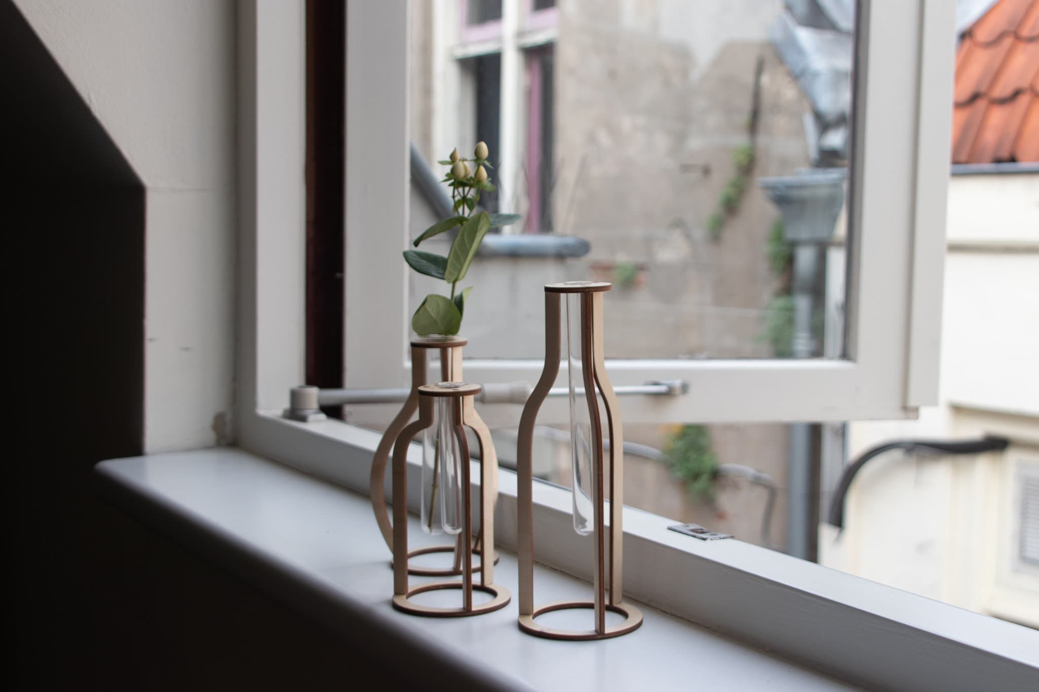 Set of Three Minimalist Test Tube Vases Laser Cut Files - Etsy