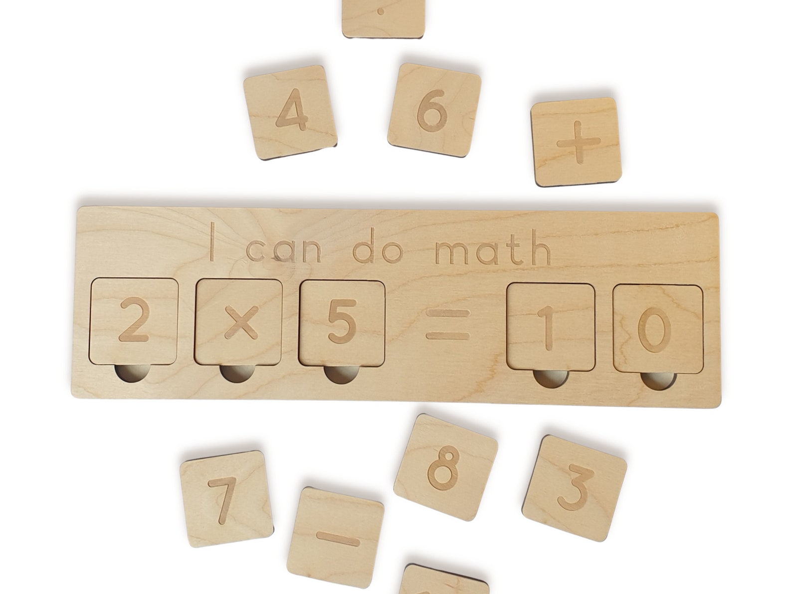 Math Laser Cut File, Wood Math Board Laser Cut Toy Files, Laser Cut ...