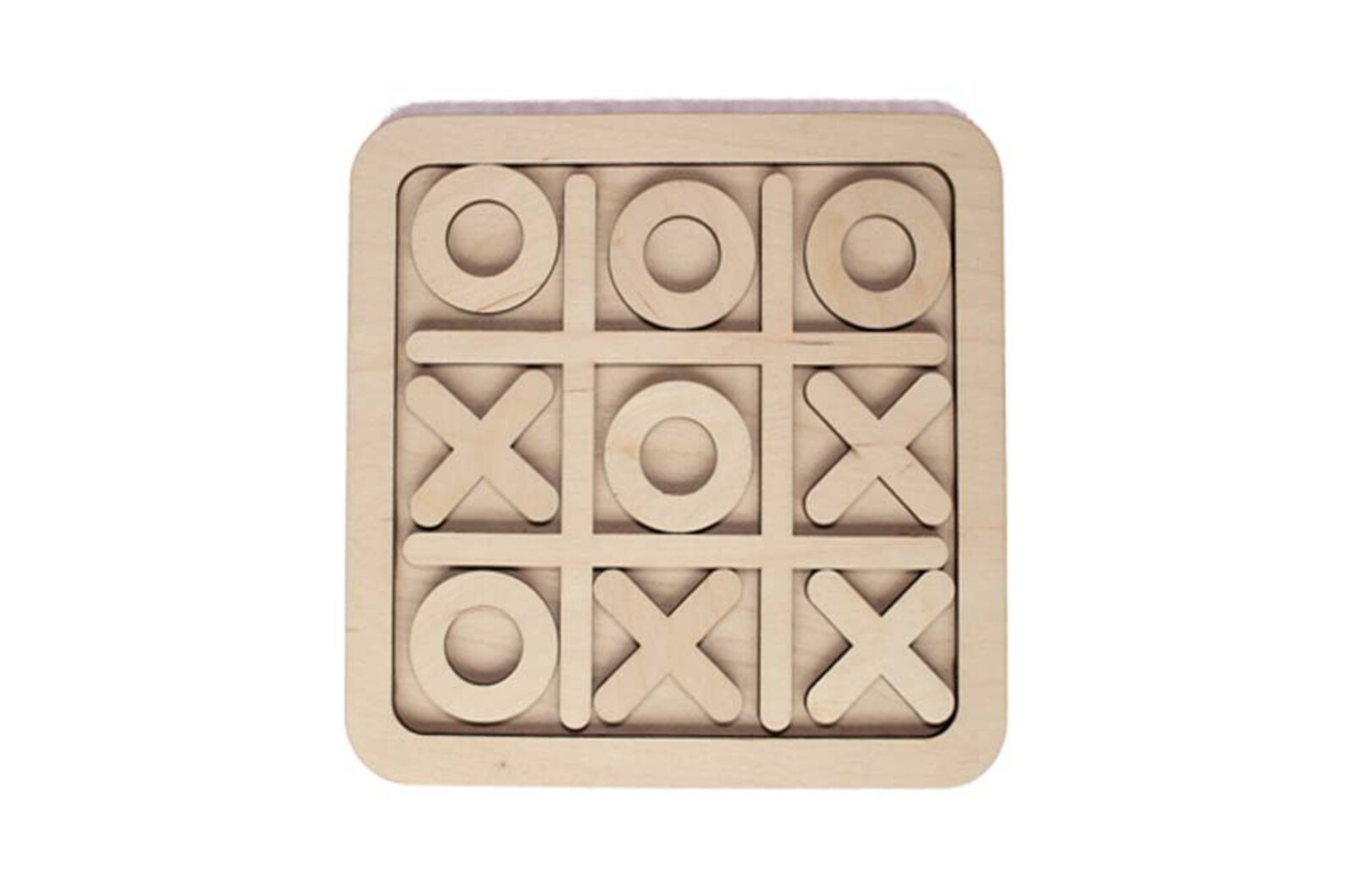 Tic Tac Toe Laser File, Tic Tac Toe Svg Laser Cut File, Lasercut Wooden ...