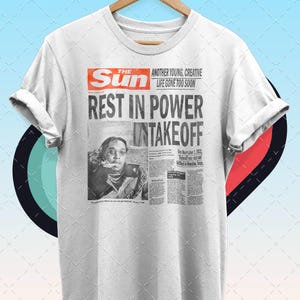 Vintage TAKEOFF Unisex Softstyle T-shirt, Takeoff Newspaper Tshirt ...