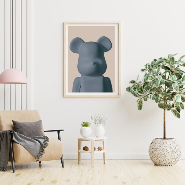 Bearbrick Poster - Etsy UK