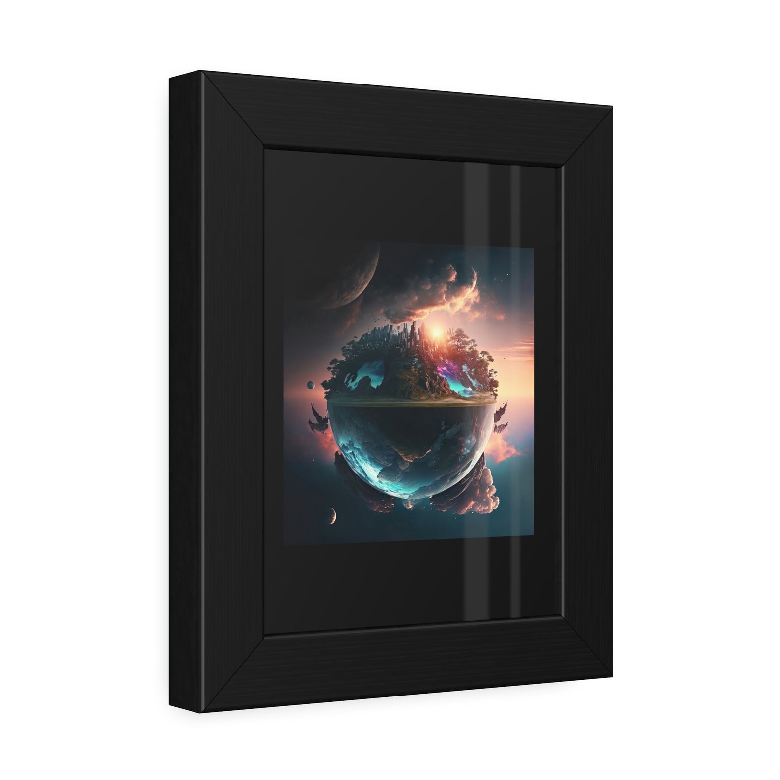 Sunrise World Forming Above Framed Paper Posters | Wall Art | Home ...
