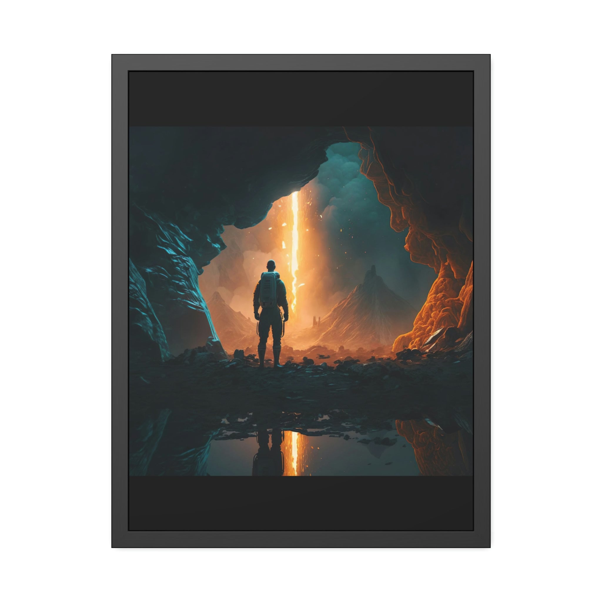 What Lies Beyond the Earth Version 10 Premium Framed Paper Posters ...