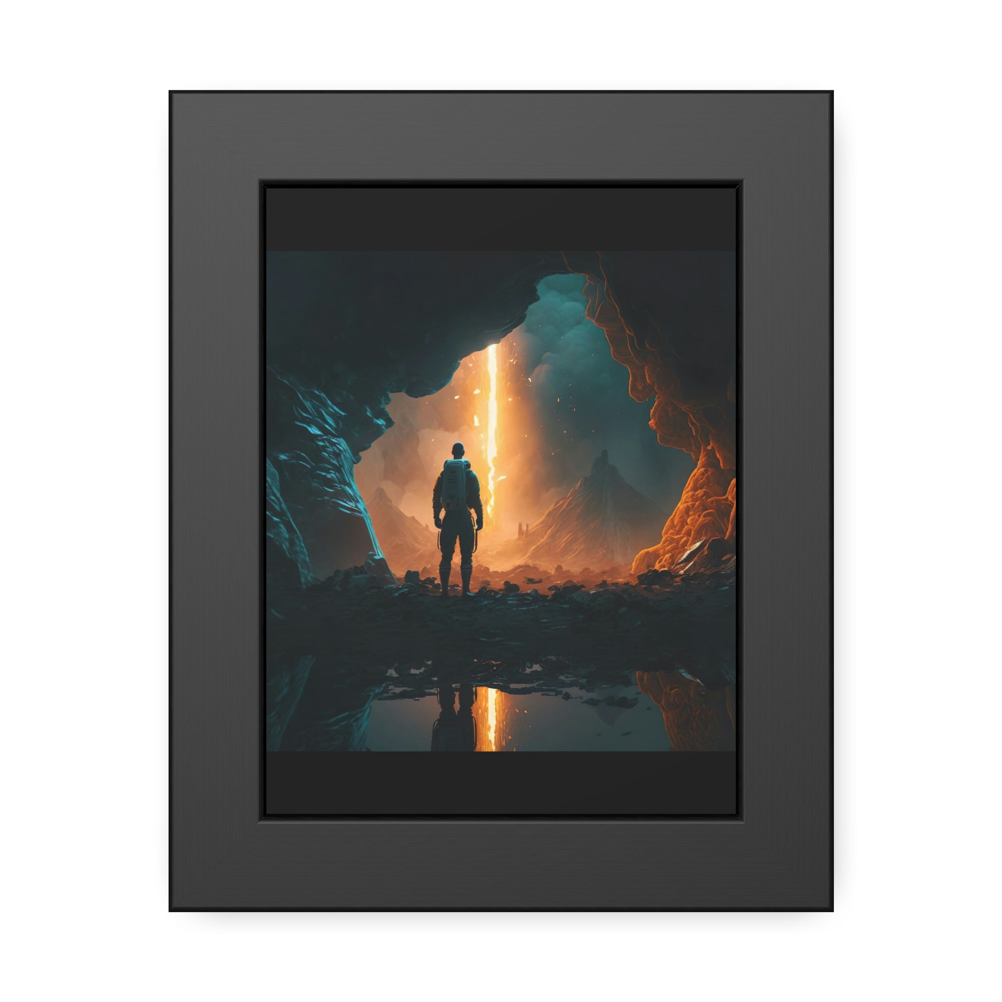 What Lies Beyond the Earth Version 10 Premium Framed Paper Posters ...