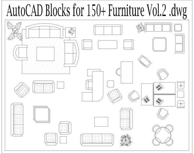 Best Autocad Blocks 2D DWG Library the World's Largest and Well ...