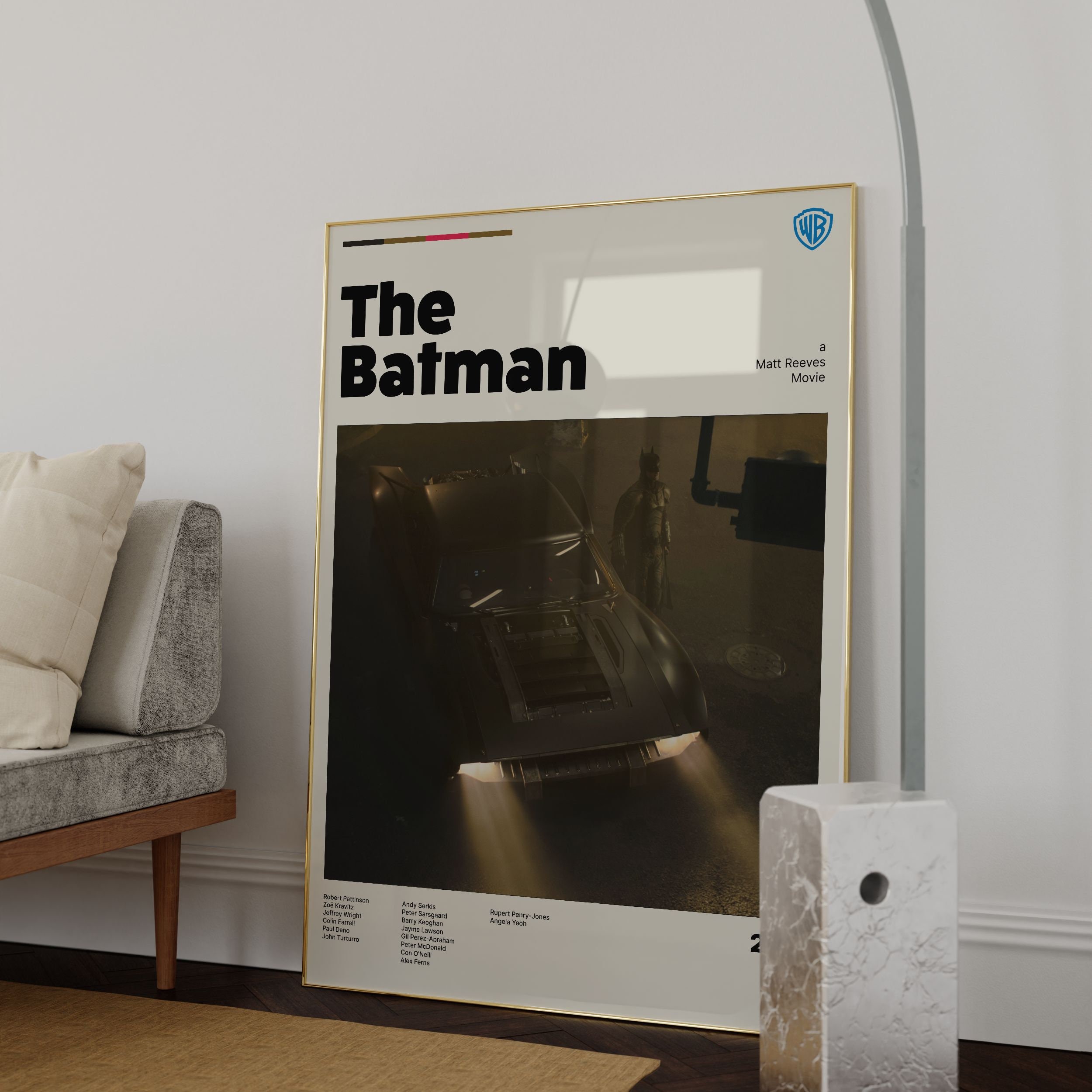 Batmobile Poster From the Movie the Batman, Digital Download for ...