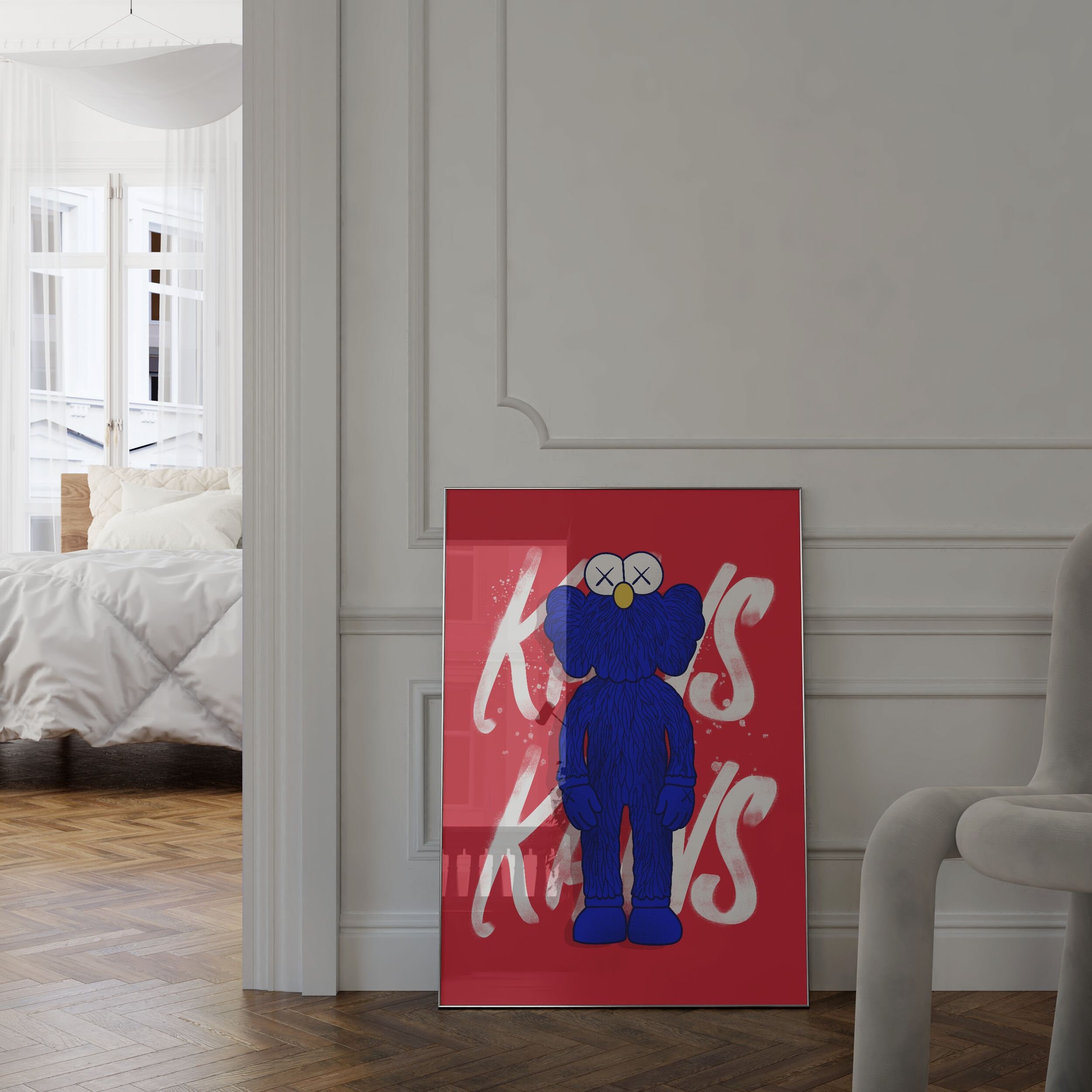 Kaws Street Art Digital Download, Contemporary Funky Monster Print ...