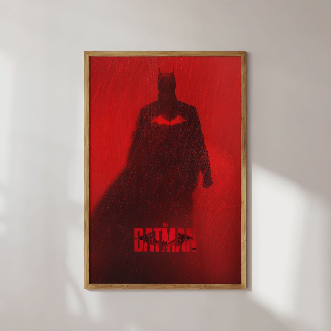 The Batman Poster, Dramatic Wall Art, Moody Poster for Movie and Cinema ...