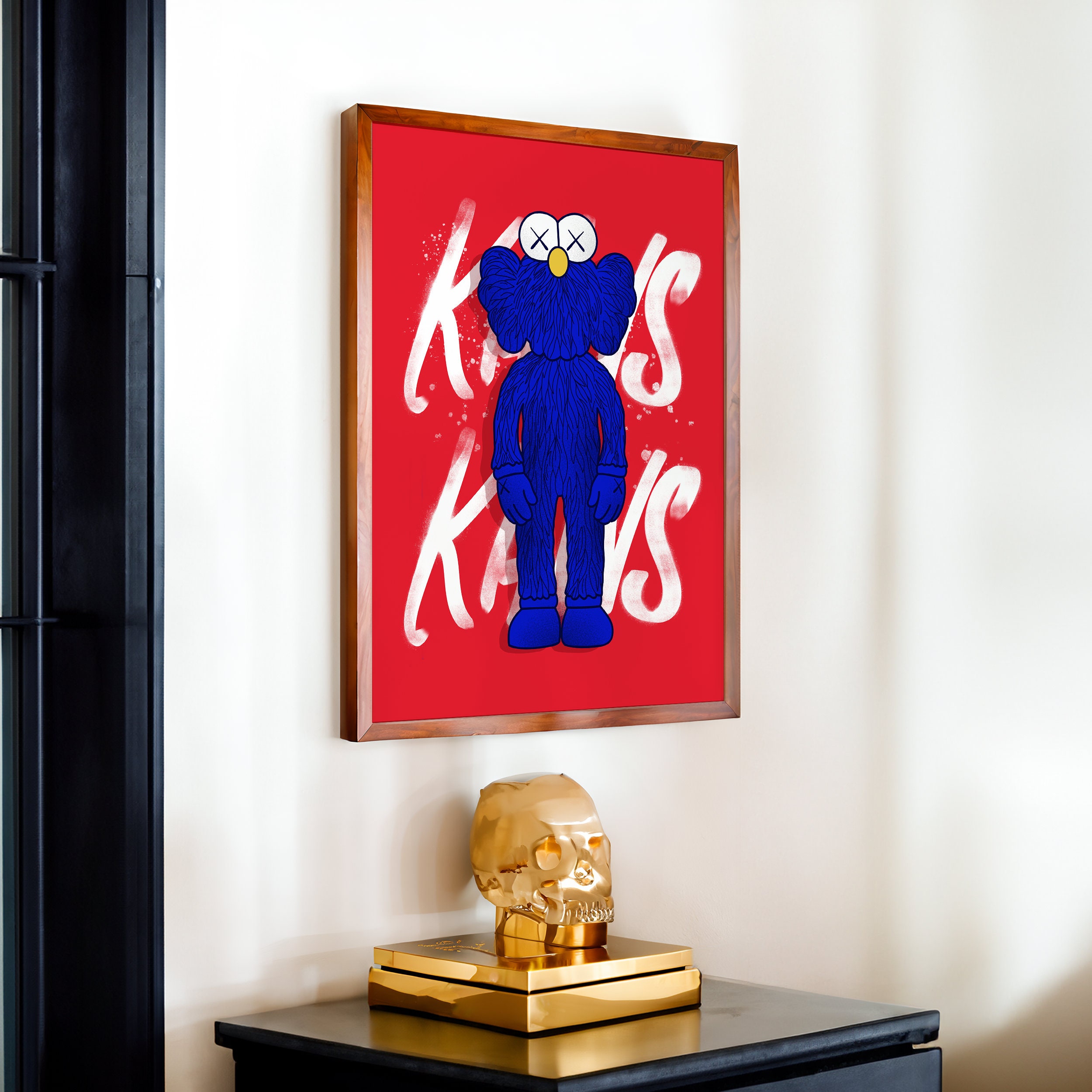 Kaws Street Art Digital Download, Contemporary Funky Monster Print ...