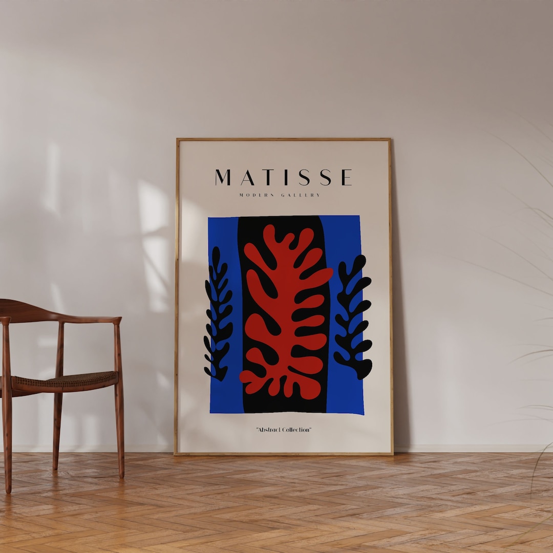 Henri Matisse Print, Modern Abstract Digital Artwork Printable Matisse ...