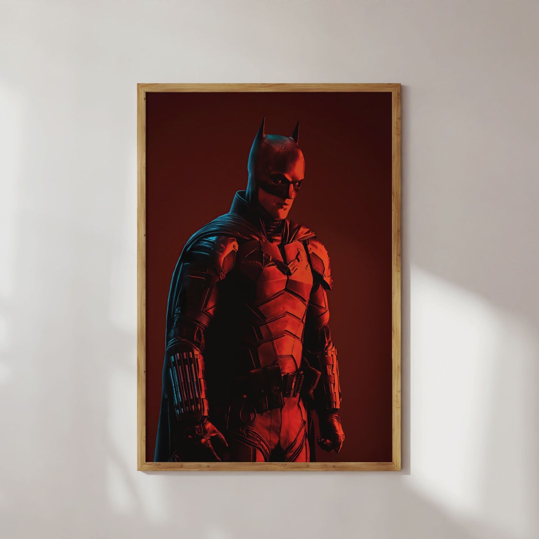 The Batman Poster, Dramatic Wall Art, Moody Poster for Movie and Cinema ...