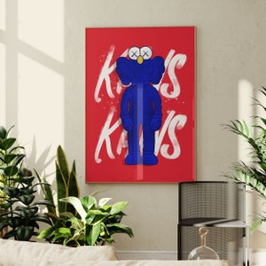 Kaws Street Art Digital Download, Contemporary Funky Monster Print ...