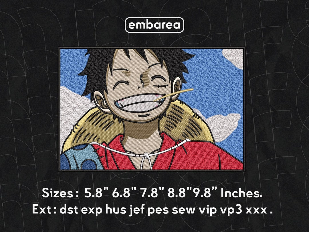 Anime Inspired Embroidery Design Files - Etsy