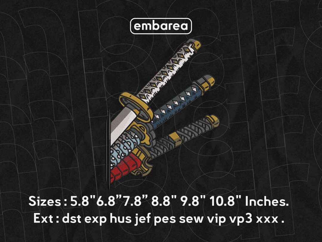 Anime Embroidery Designs - Embroidery Designs - Etsy