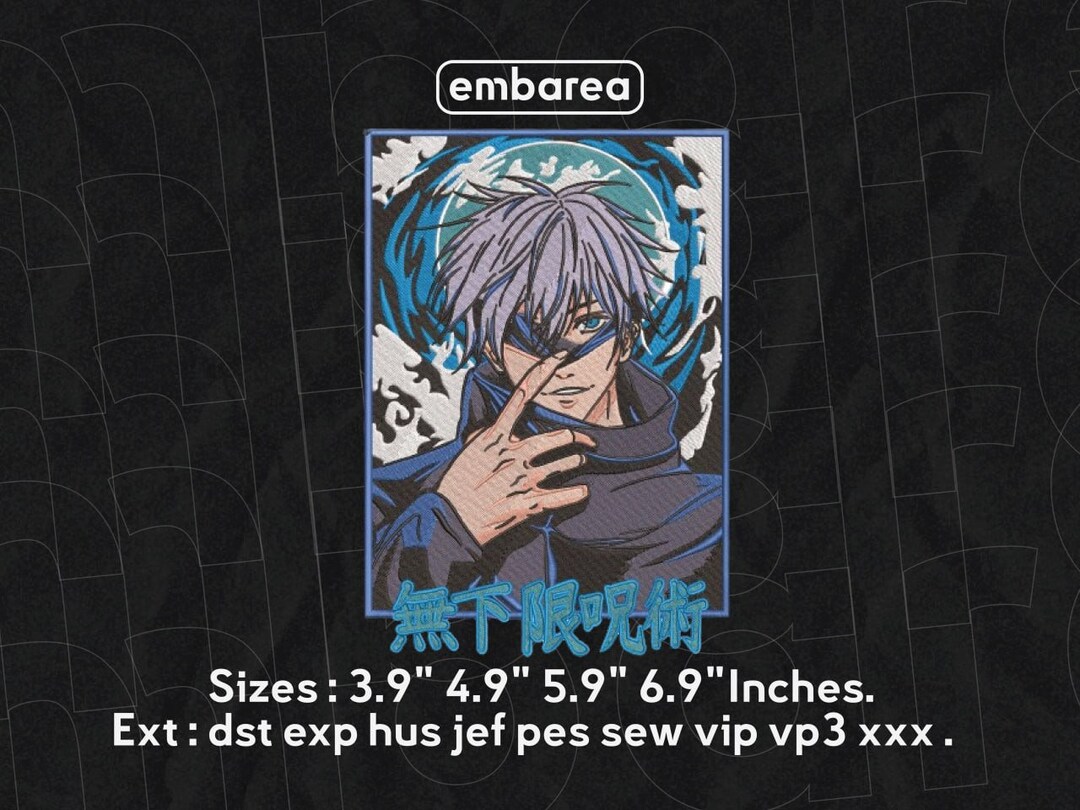 Anime Embroidery Designs - Embroidery Designs - Etsy