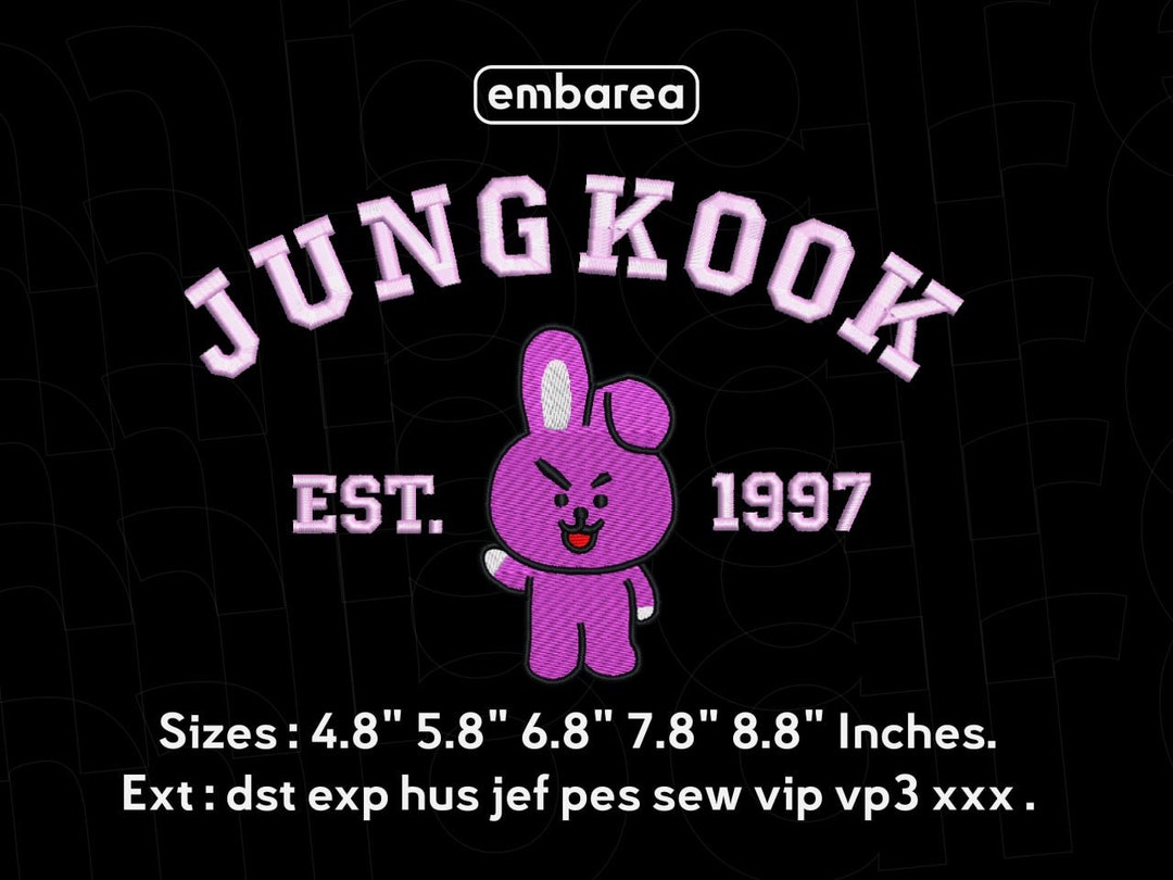 BTS Embroidery Designs - Embroidery Designs - Etsy