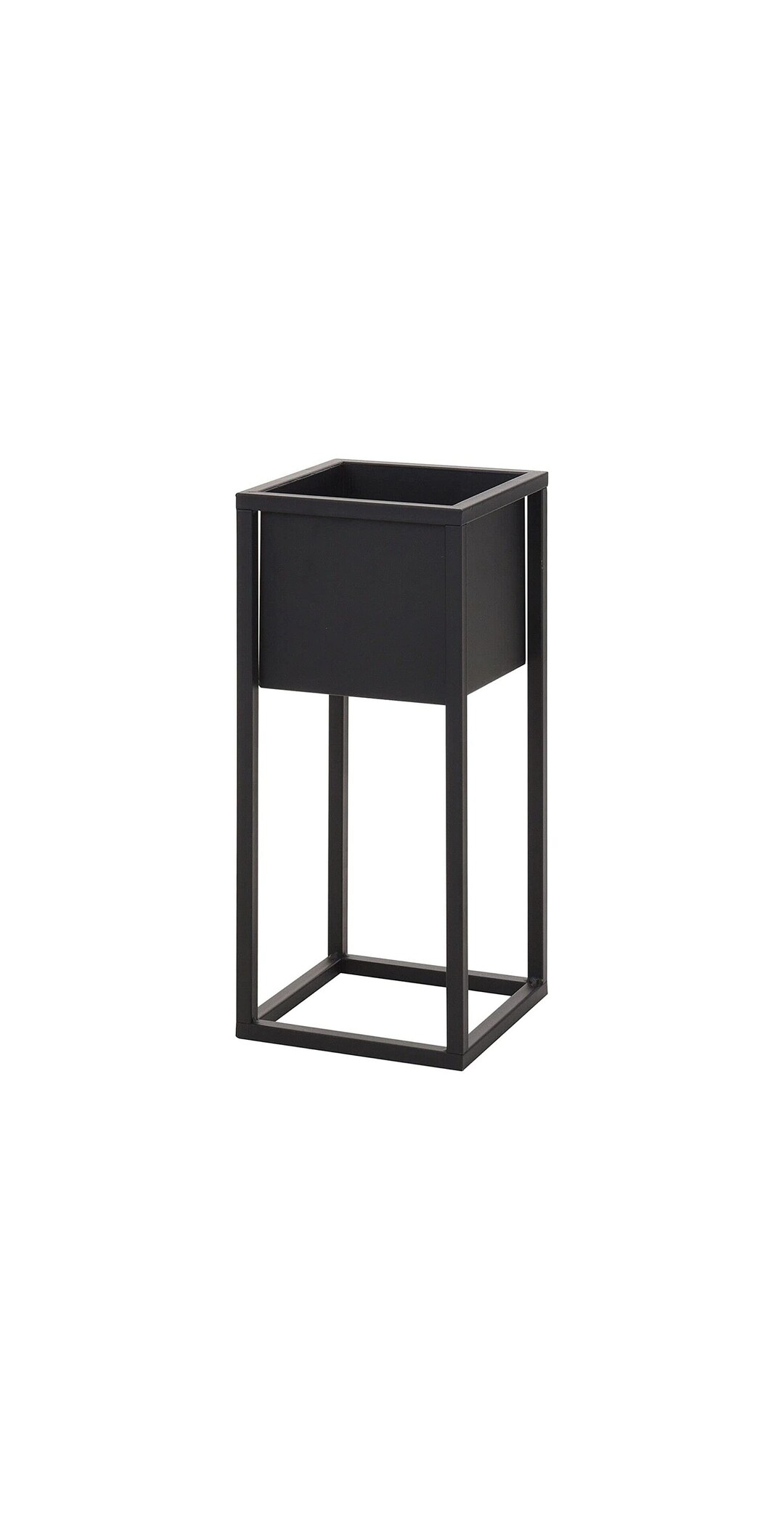 Black Metal Plant Pot Stand Indoor Home Decorative Flower Display ...