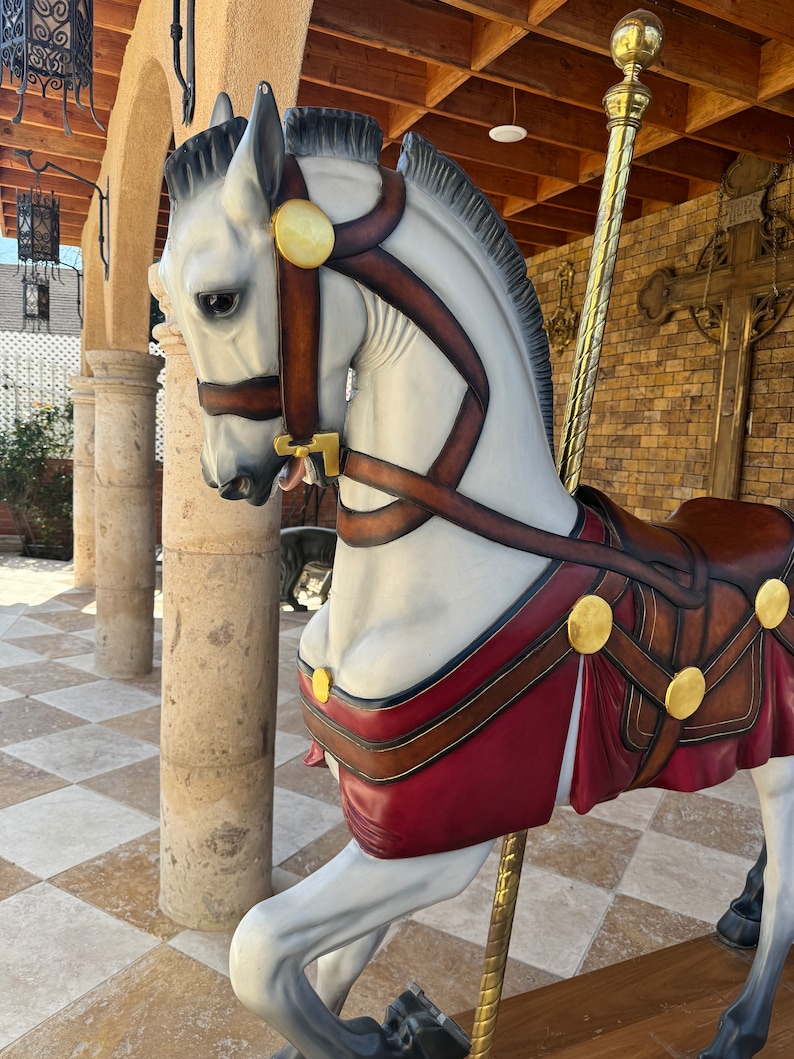 Reproduction of Dentzel-muller “mexican" Wooden Carousel Horse - Etsy