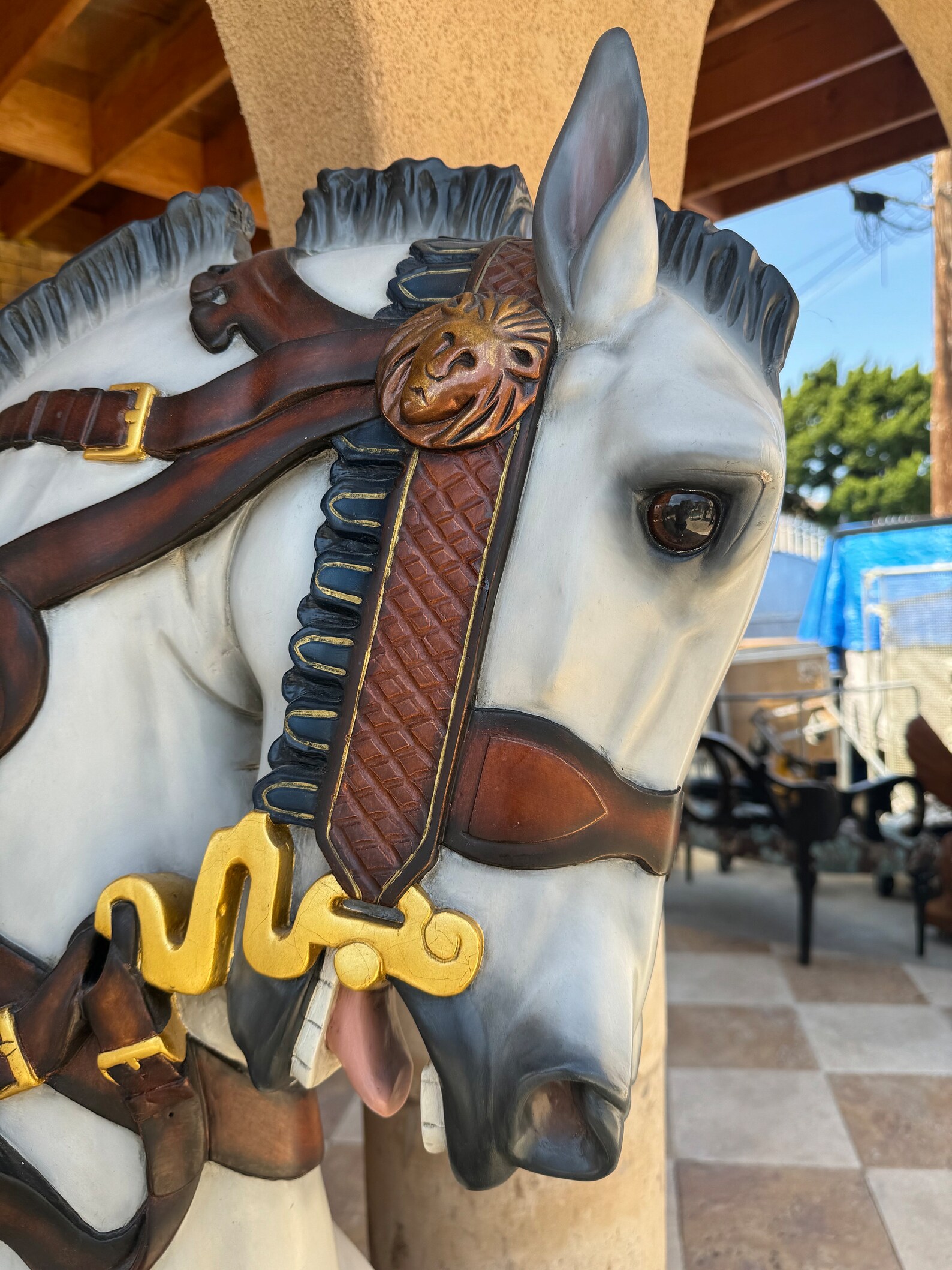 Reproduction of Dentzel-muller “mexican" Wooden Carousel Horse - Etsy