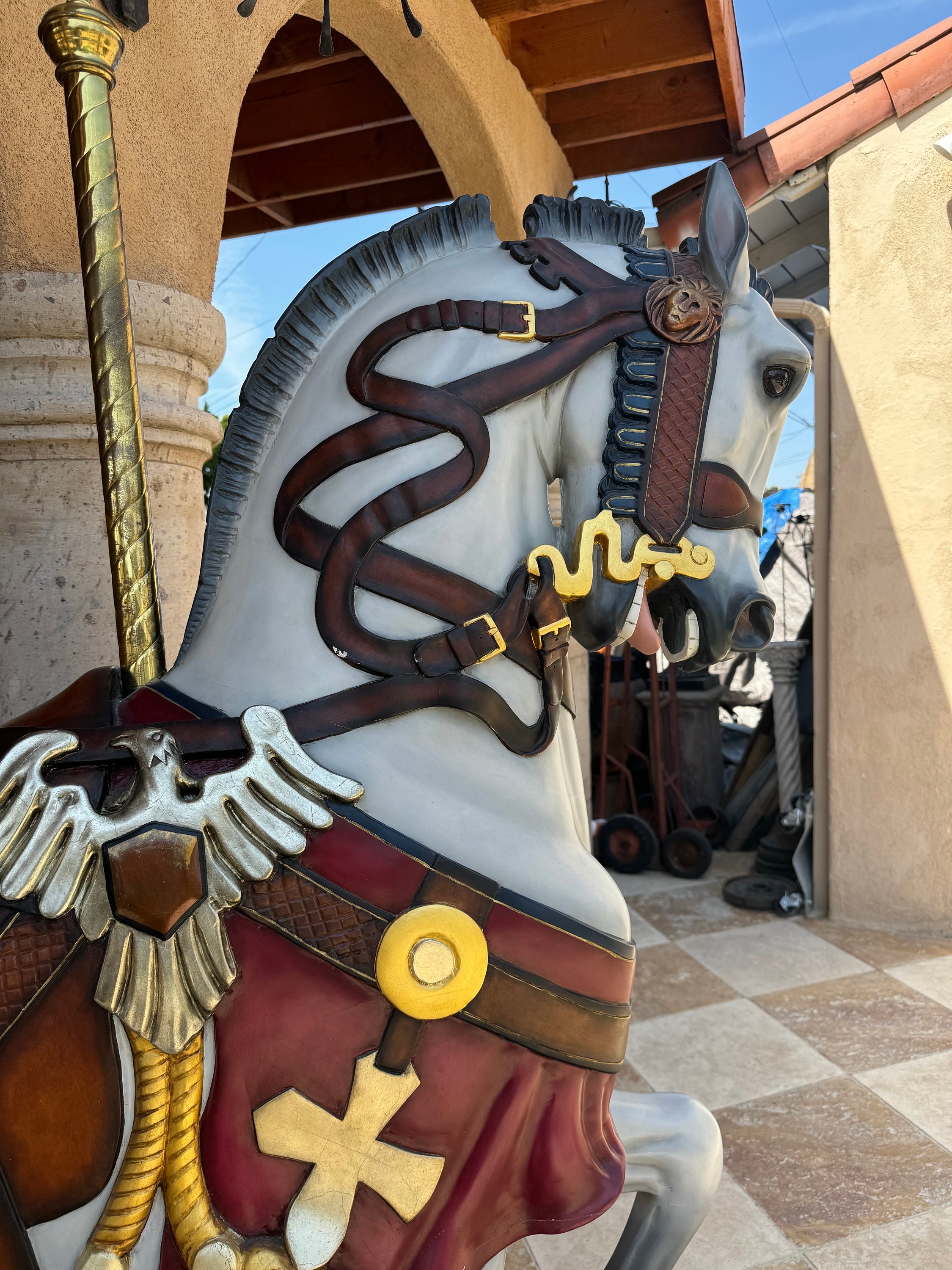 Reproduction of Dentzel-muller “mexican" Wooden Carousel Horse - Etsy