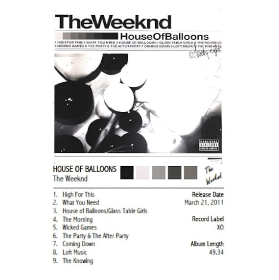 House Of Balloons Album