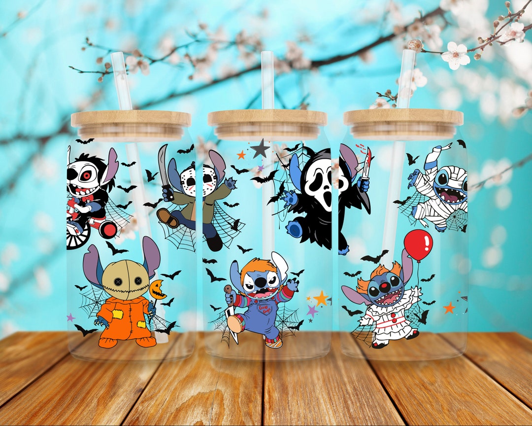 Horror Stitches Halloween Libbey Wrap PNG - Etsy