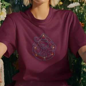 Furina Genshin Impact Shirt Constellation T-shirt Minimalist Anime ...