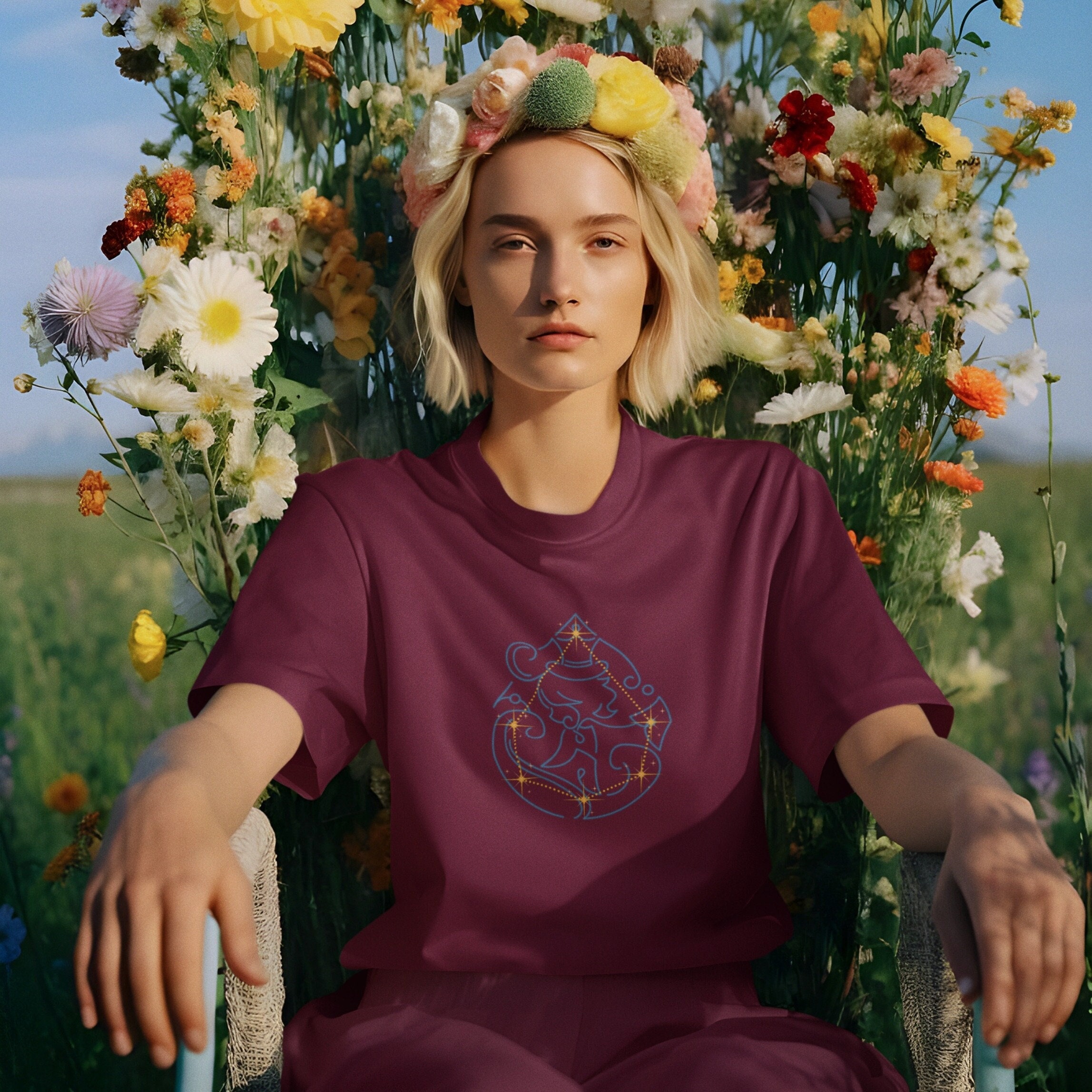 Furina Genshin Impact Shirt Constellation T-shirt Minimalist Anime ...