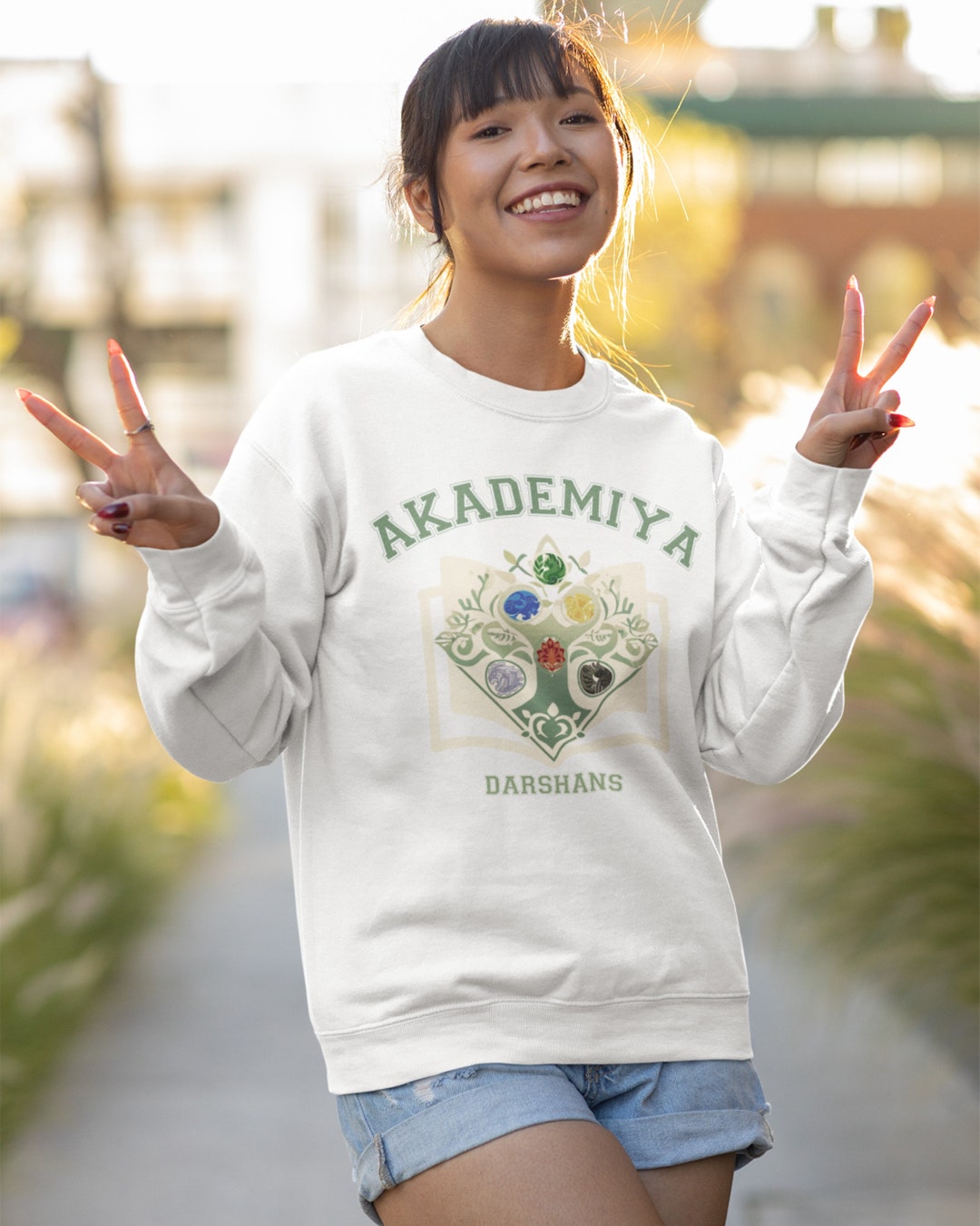 Akademiya Six Darshans Genshin Impact Sweatshirt Sumeru Akademiya ...