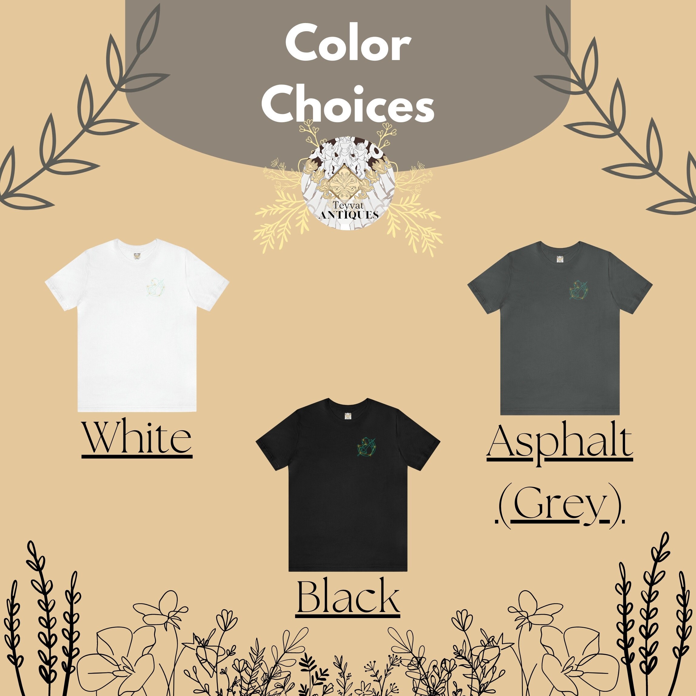 Aether Genshin Impact Shirt Chest Emblem Traveler Anemo - Etsy