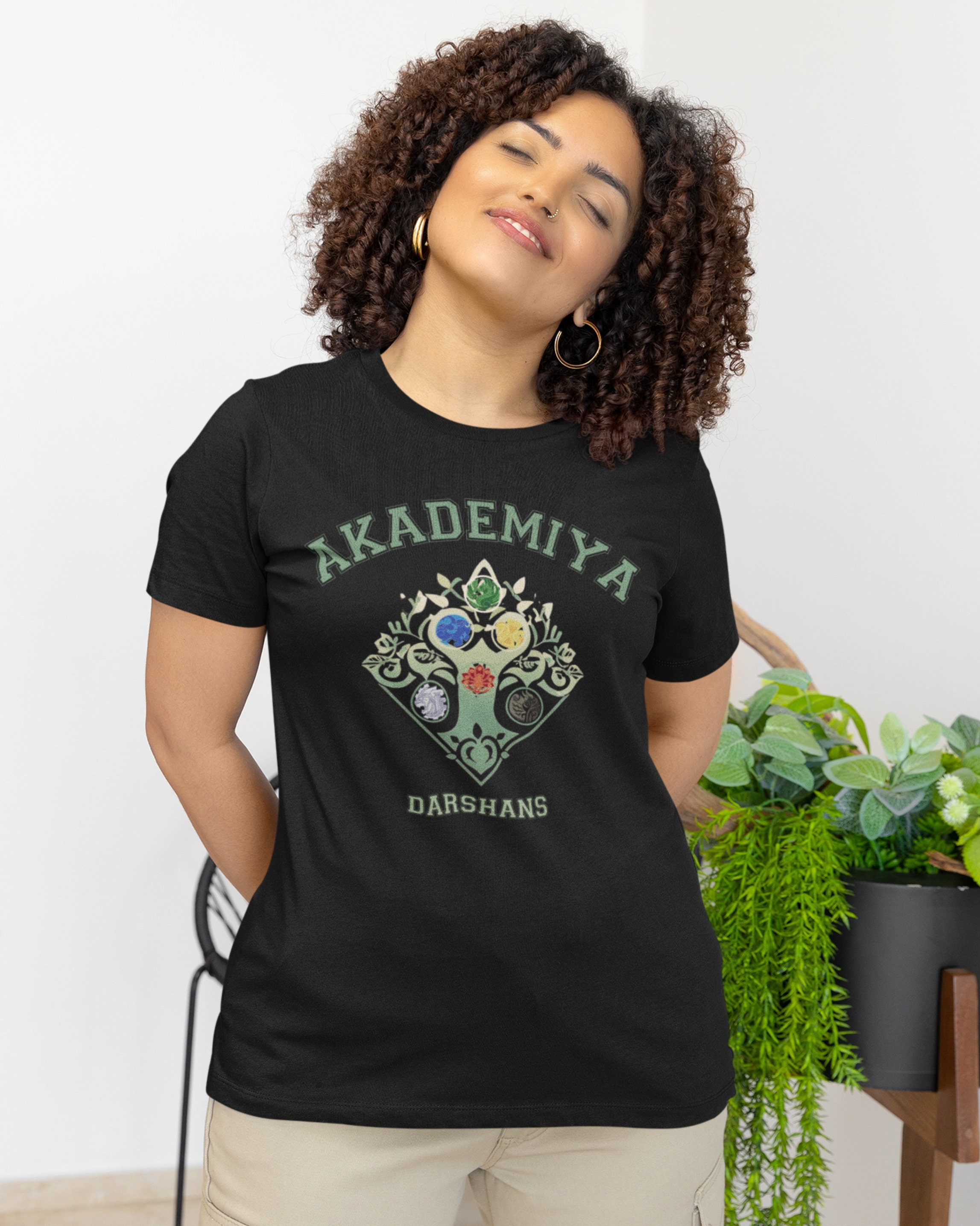 Akademiya Genshin Impact Sumeru College Shirt Genshin Darshan ...