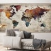 Large World Map Enjoy the Life World Map Wall Art, Home Decor, 5th ...