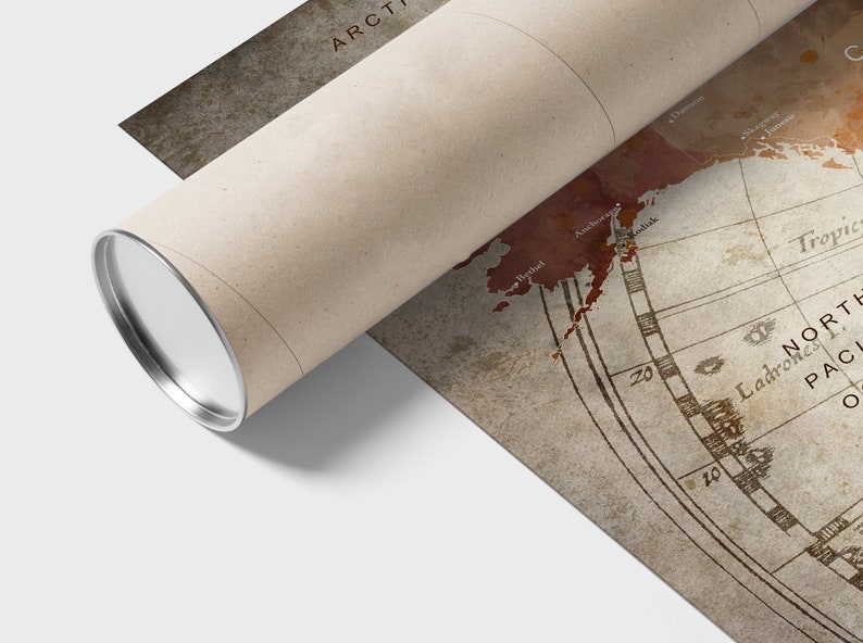 Wall Decor World Map Poster Travel Map Print Home Decor - Etsy