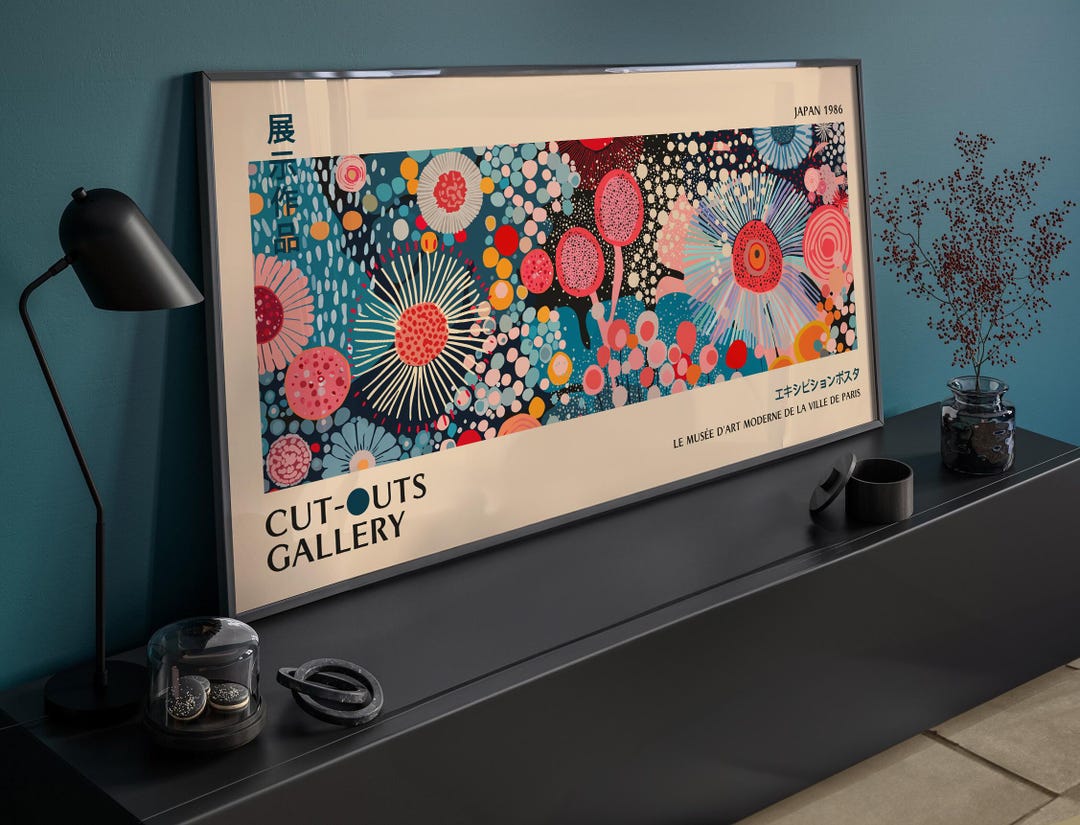 Colorful Poster for Wall Decor Prints, Abstract Floral Print as ...