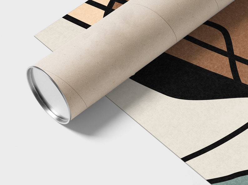 Large Line Art Modern Art Poster Print Abstract Wall Art Boho - Etsy