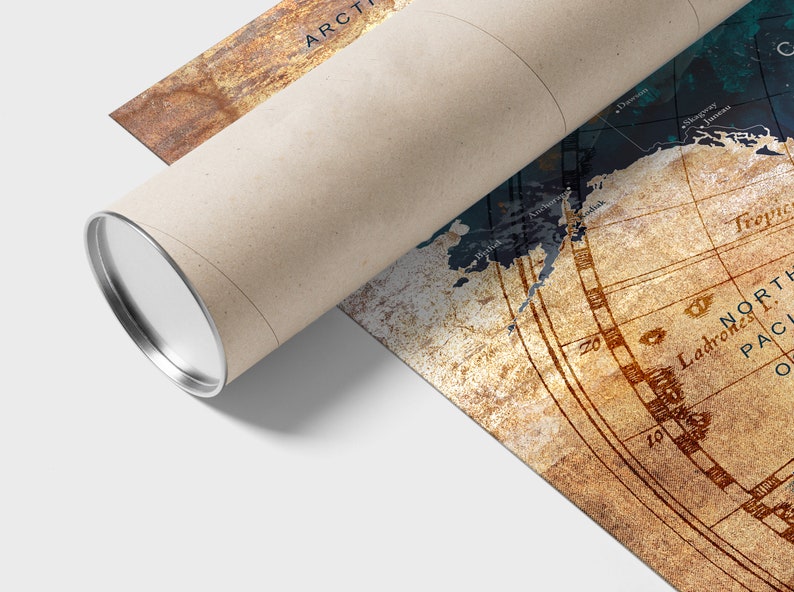 Gift for the Home Large Wall Map World Map Wall Art Bedroom - Etsy