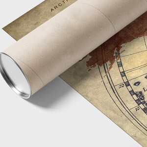 Extra Large World Map Wall Art Print Decor World Map Push Pin Travel ...