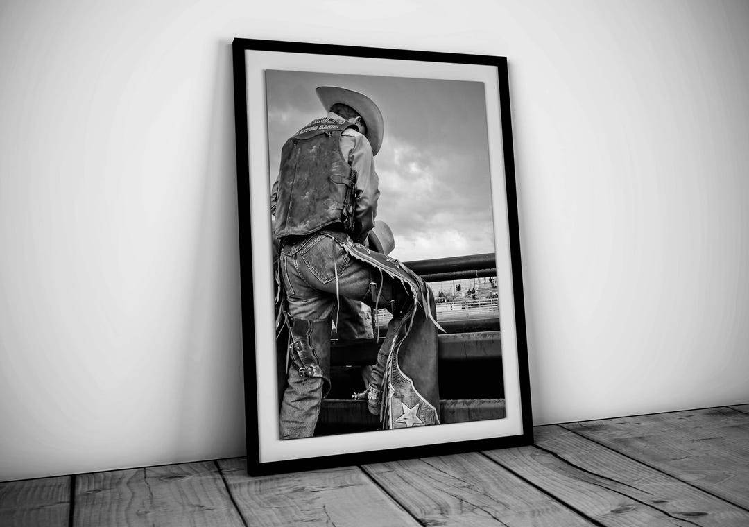 Western Cowboy Photography, Vintage Cowboy Printable Wall Art, Mid ...