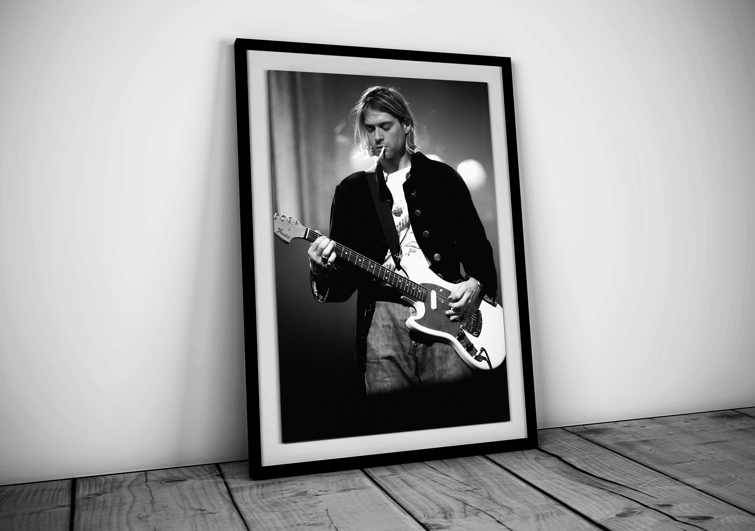 Kurt Cobain Poster, Music Poster, Rock Band sold by Esthetic Cut | SKU ...
