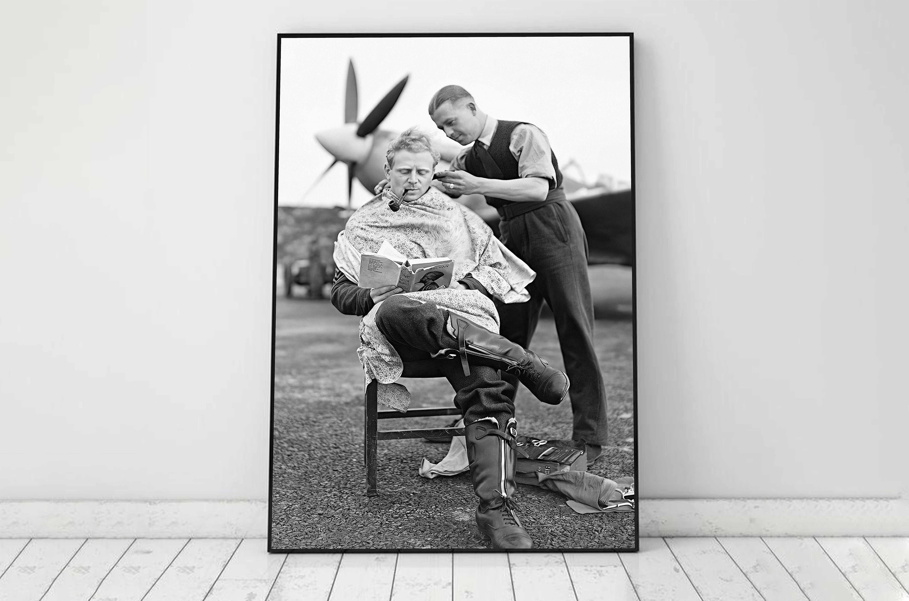 Black Men Barbershop Haircuts Poster