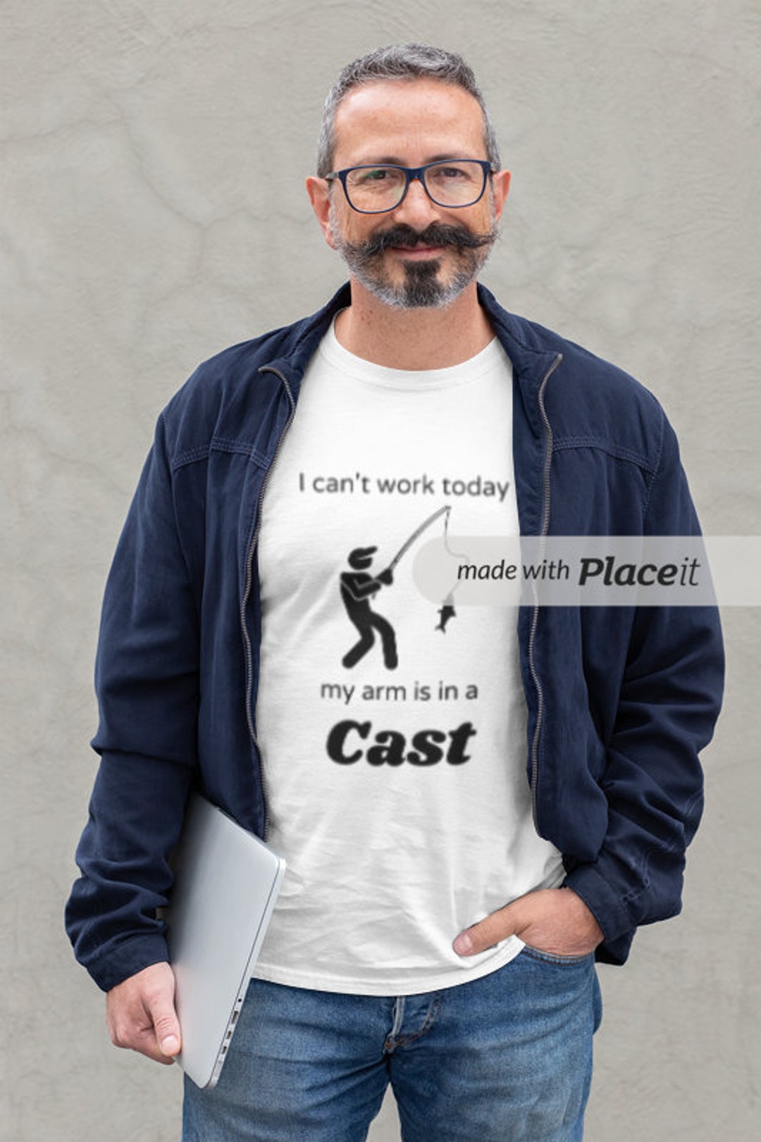 Arm in a Cast Tee Fisherman Tee Fishing Sportsman Tee I - Etsy