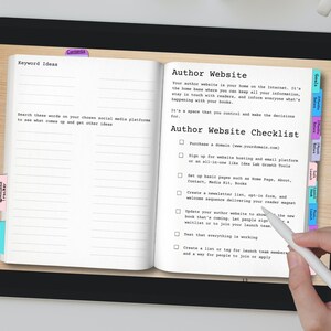Book Launch Digital Planner for Authors [UNDATED] for Goodnotes ...