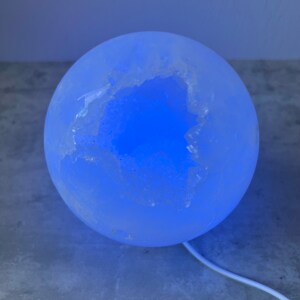 LED Wooden Base Stand Light With Remote for Crystal Spheres | RGB ...