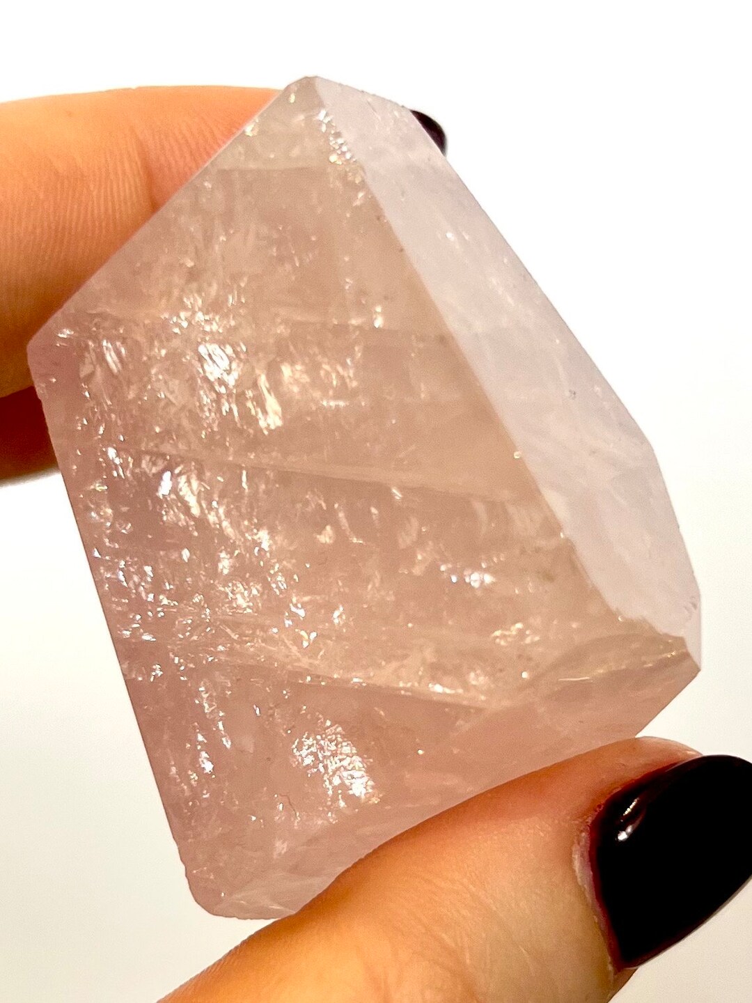 CHATOYANT Rose Quartz Gusher 88g Genuine Natural Crystal Hand-picked AU ...