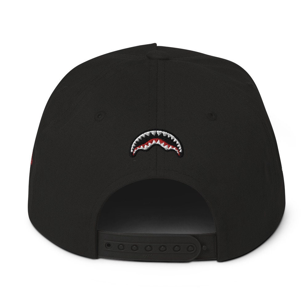 KILLCAP™ Pro Gaming Flat Bill Snapback Hat Killcode™ Logo/shark Mouth ...