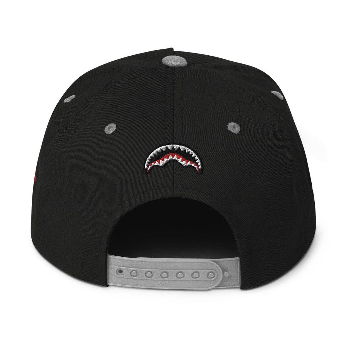 KILLCAP™ Pro Gaming Flat Bill Snapback Hat Killcode™ Logo/shark Mouth Back - Etsy