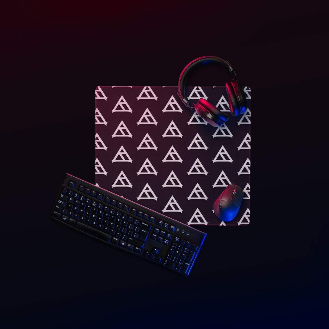 Alphakill™ Gaming Mouse Pad Black/alphakill Logo Pattern - Etsy
